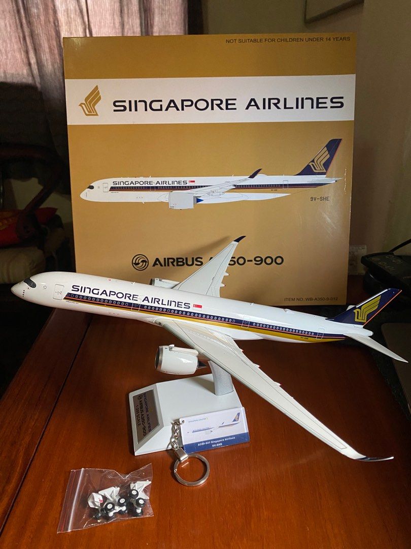 Singapore Airlines Airbus A350-900 Inflight200 model, Hobbies & Toys ...