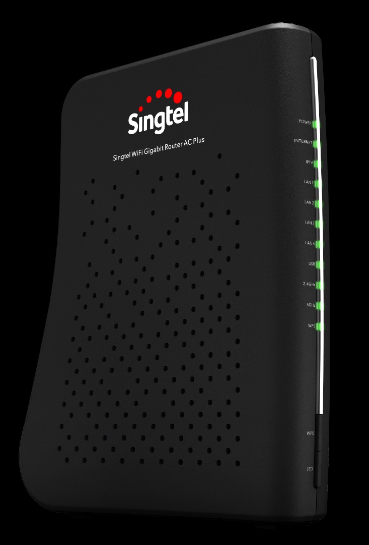 Singtel AC Plus Wifi Gigabit Dual-Band (2.4GHz and 5GHz) Router ...