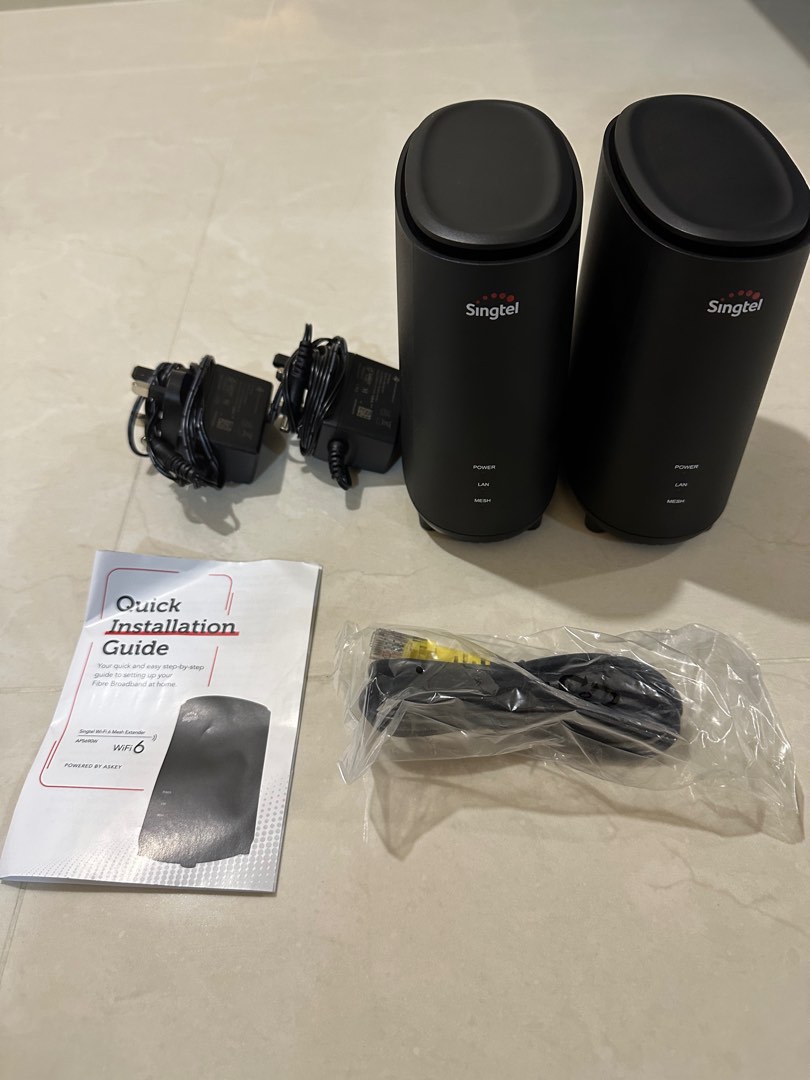 SINGTEL WIFI 6 MESH EXTENDER, Computers & Tech, Parts & Accessories ...