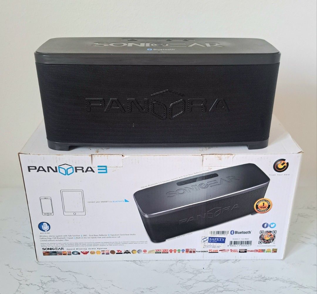 SonicGear Pandora 3 Wireless Bluetooth Speaker, Audio, Soundbars ...