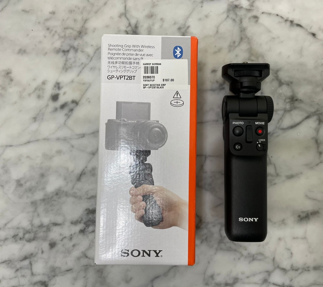 Sony GP-VPT2BT Shooting Grip with Wireless Remote Controller ...