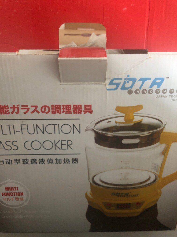 Sota glass cooker, TV & Home Appliances, Kitchen Appliances, Cookers on ...