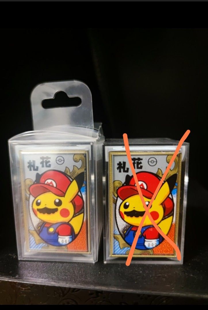 Special Edition Mario Pikachu/Pokemon Hanafuda deck, Hobbies & Toys ...