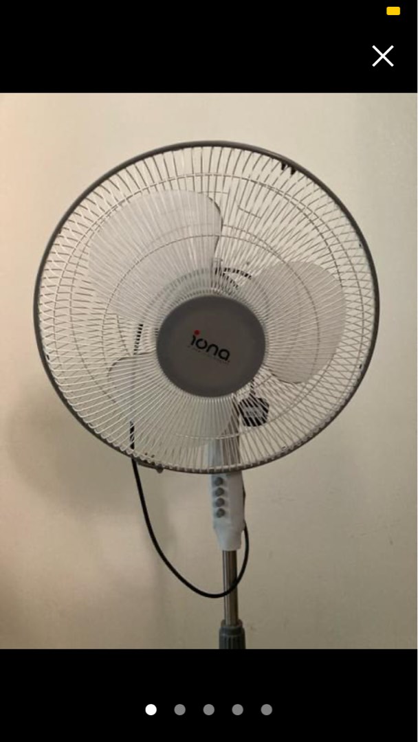 Standing floor fan - broken casing but works, Furniture & Home Living ...