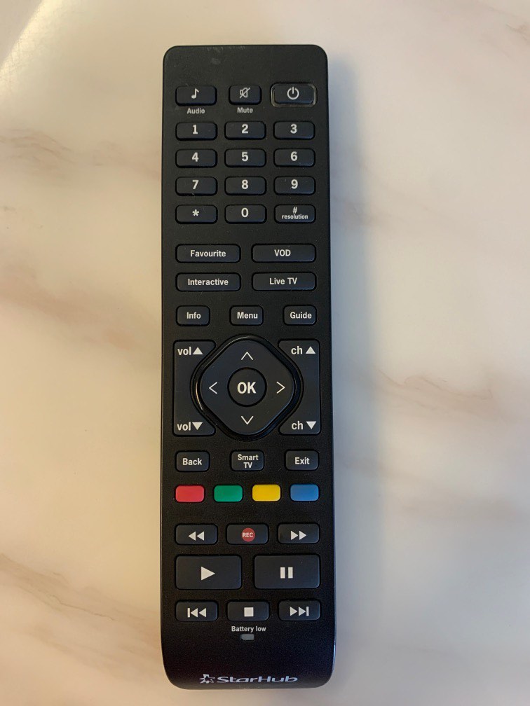 Starhub remote controller, TV & Home Appliances, TV & Entertainment, TV ...