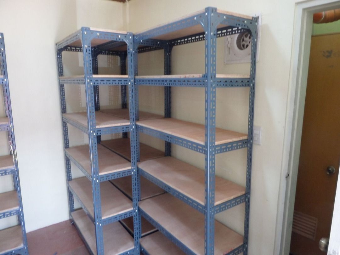 Steel Frame - Slotted Angle bar - Marine plywood shelve, Furniture ...
