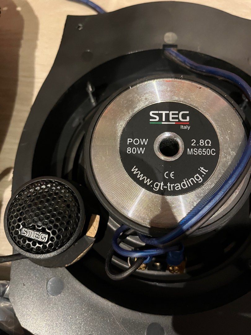 STEG speakers (2 pairs), Car Accessories, Electronics & Lights on Carousell
