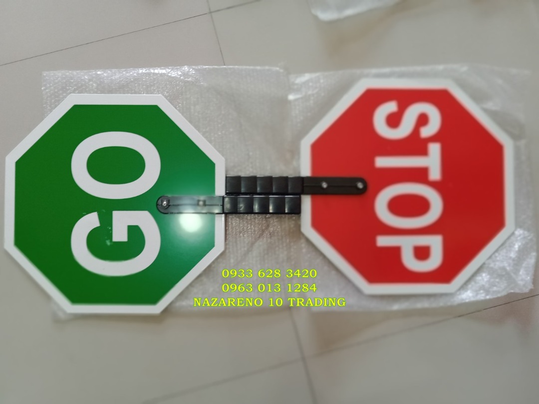 Stop and Go Paddle Sign, Commercial & Industrial, Industrial Equipment ...
