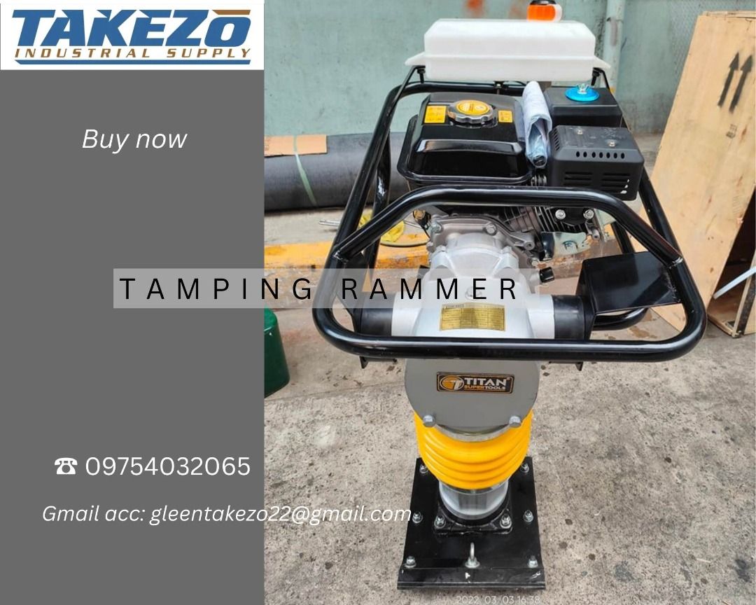TAMPING RAMMER, Commercial & Industrial, Construction Tools & Equipment on Carousell