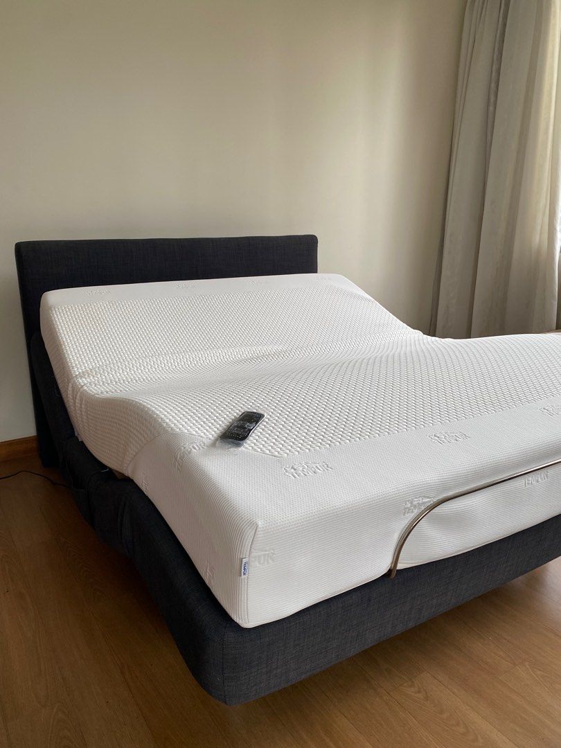 Tempur Zero-G Gen 2 Queen (Frame & Mattress), Furniture & Home Living, Furniture, Bed Frames ...