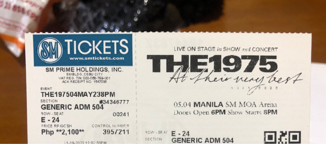 THE 1975 MANILA - gen ad tix, Tickets & Vouchers, Event Tickets on ...