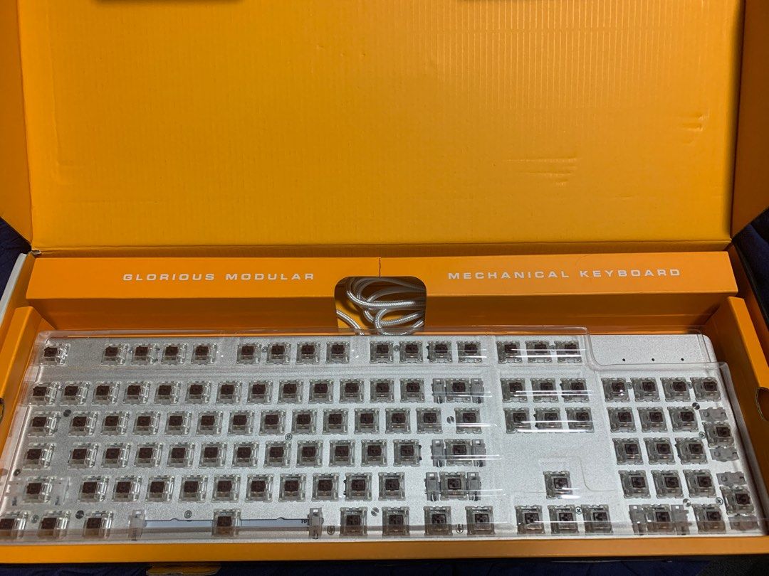 The Glorious GMMK RGB Modular Mechanical Keyboard (ICE EDITION), Computers & Tech, Parts ...