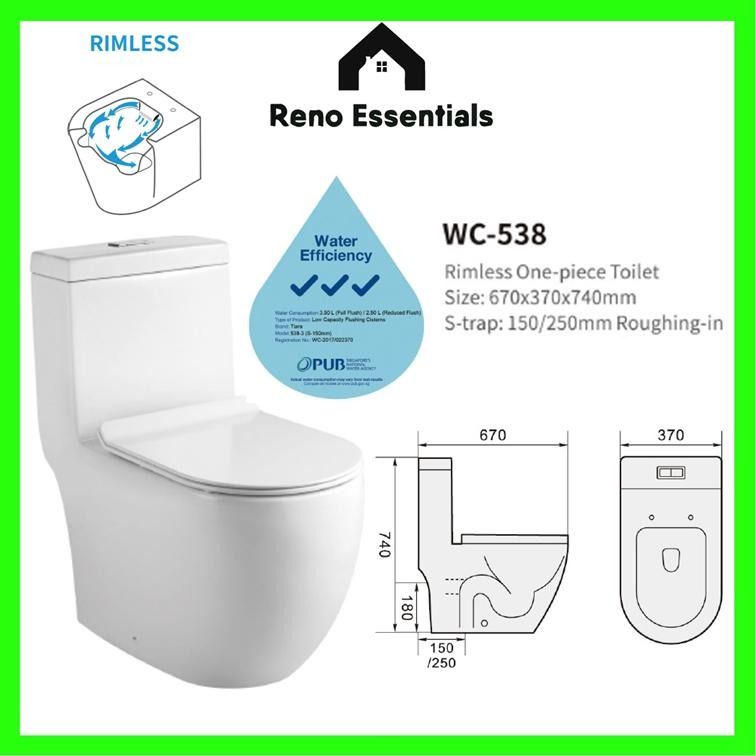 Tiara Toilet bowl bathroom package WC535 WC538 wall hung basin basin ...