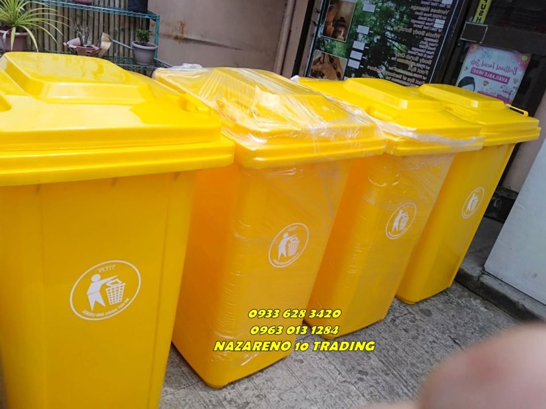 Uga Trash Bin Yellow Bin 120 liters on Carousell