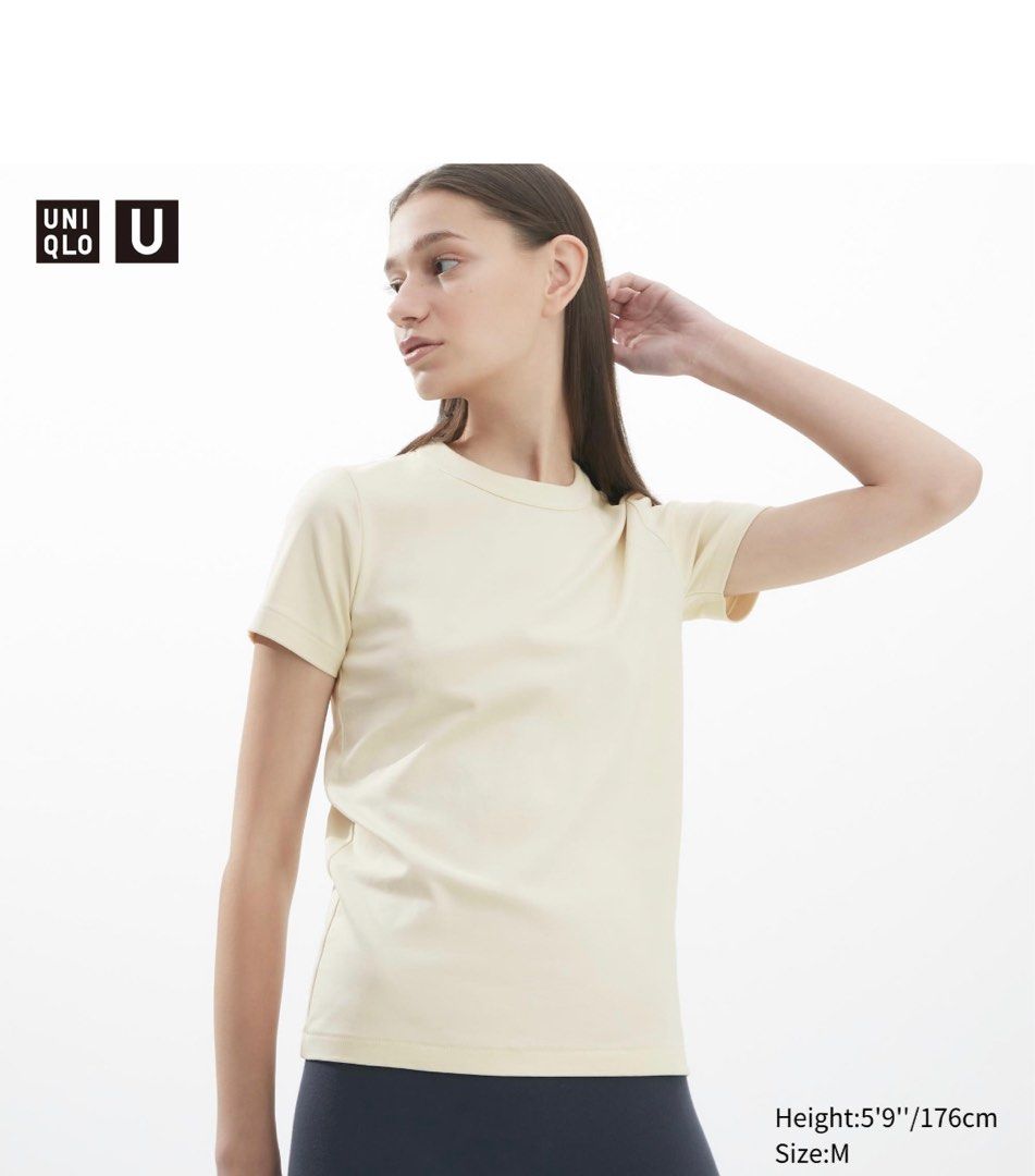 Uniqlo Crew Neck, Women's Fashion, Tops, Shirts on Carousell