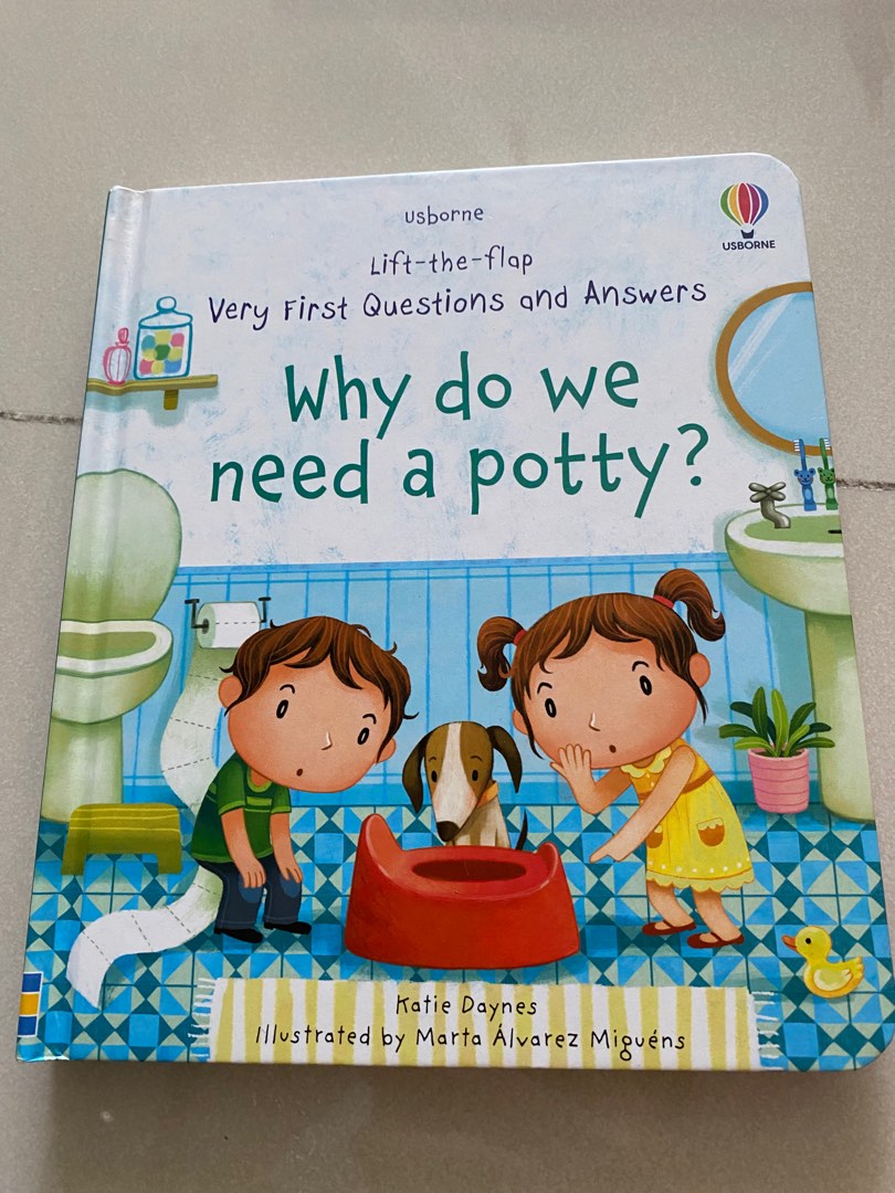 Usborne- Why do we need a potty?, Hobbies & Toys, Books & Magazines ...