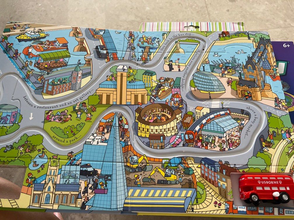 Usborne Wind-up Bus, Hobbies & Toys, Books & Magazines, Children's ...