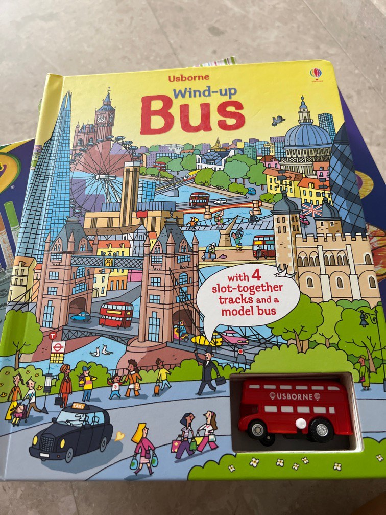 Usborne Wind-up Bus, Hobbies & Toys, Books & Magazines, Children's ...