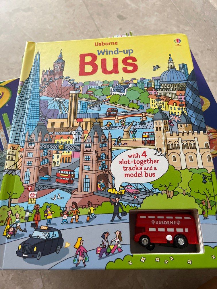 Usborne Wind-up Bus, Hobbies & Toys, Books & Magazines, Children's ...