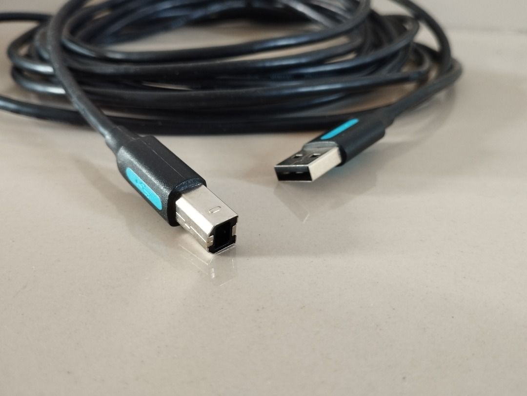 Vention Kabel Printer USB 2.0 Type Tipe A Male to Tipe B Male Scanner 5 ...