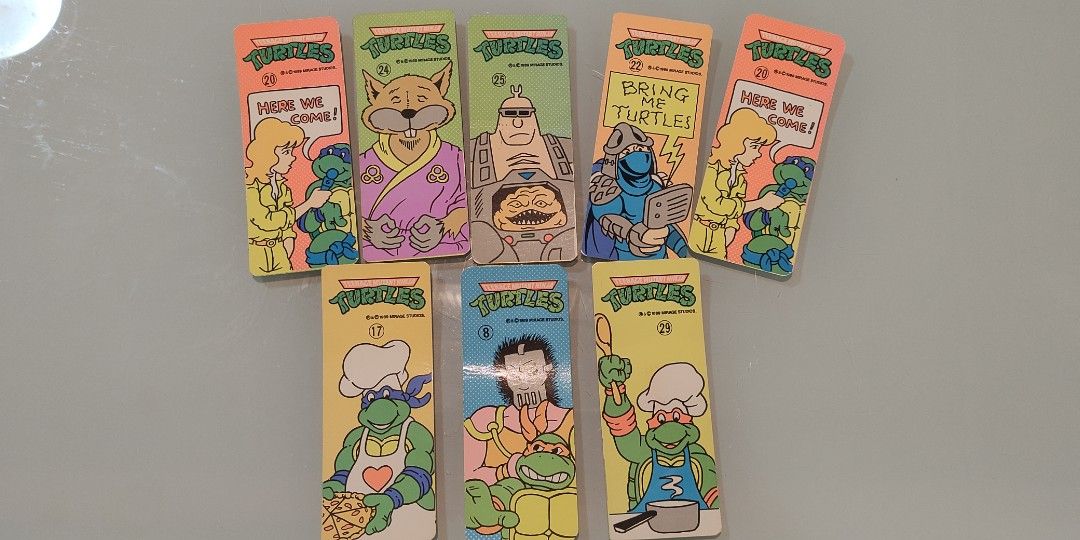 Vintage 80s TMNT Teenage Mutant Ninja Turtles cards from the 80s and ...