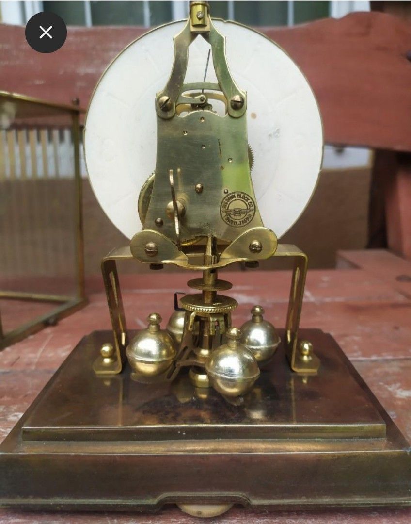 Vintage New Master 100 Days Mechanical Torsion Clock, Hobbies & Toys ...