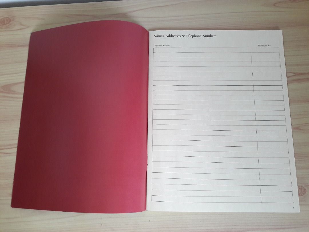 Vintage SIA Singapore Airlines Address & Telephone Index Book, Hobbies ...