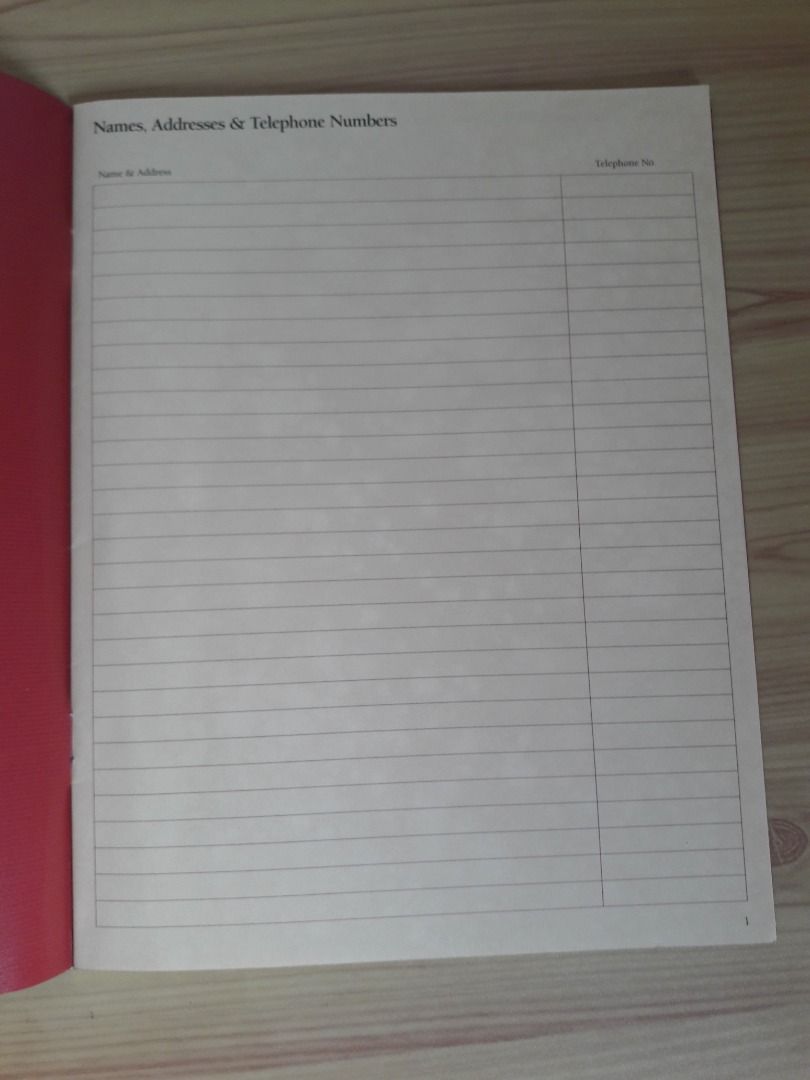 Vintage SIA Singapore Airlines Address & Telephone Index Book, Hobbies ...