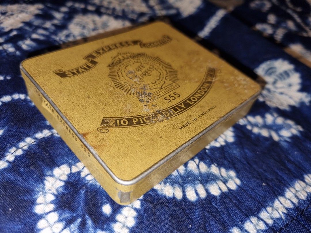 [Vintage] State Express Cigarettes Tin Box, Hobbies & Toys, Memorabilia ...