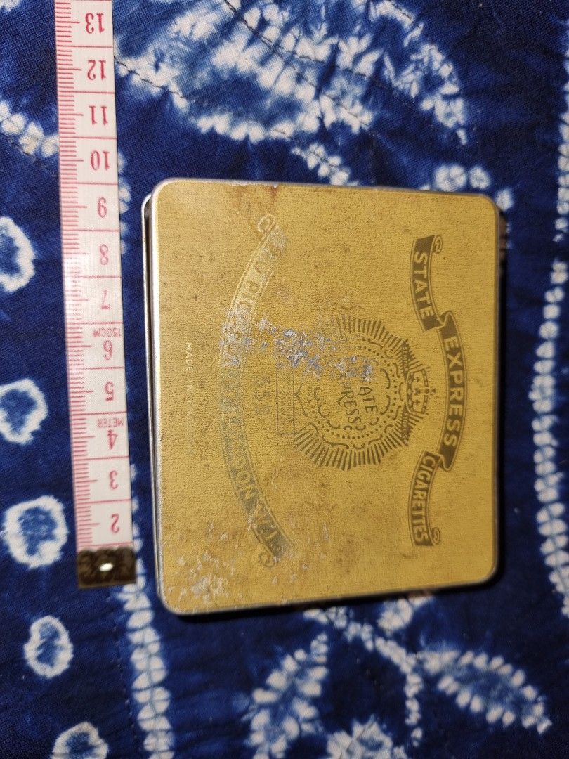 [Vintage] State Express Cigarettes Tin Box, Hobbies & Toys, Memorabilia ...