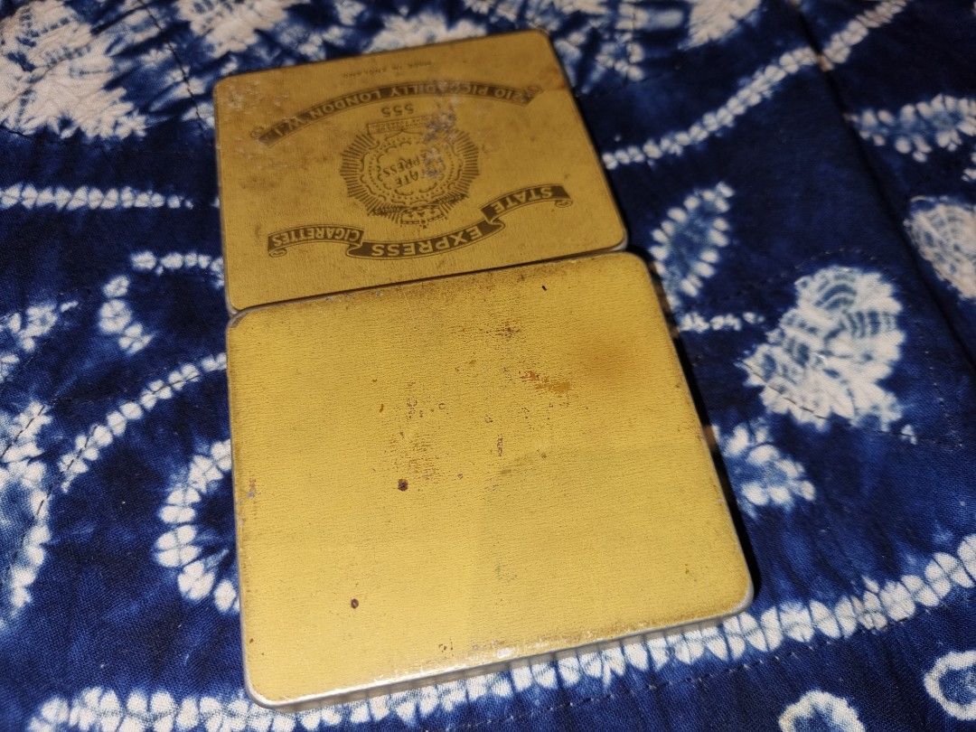 [Vintage] State Express Cigarettes Tin Box, Hobbies & Toys, Memorabilia ...