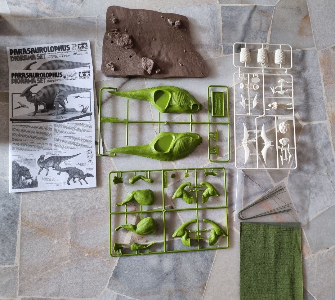 Vintage Tamiya Parasaurolophus Diorama Model Kit Rare, Hobbies & Toys ...