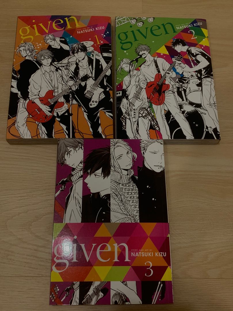 Vol 1-3 Given BL manga [english], Hobbies & Toys, Books & Magazines ...