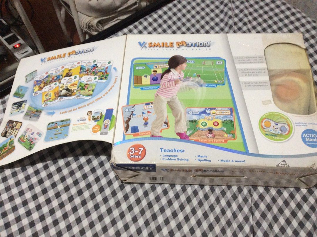 Vtech V. Smile Motion Active Learning System, Hobbies & Toys, Toys ...