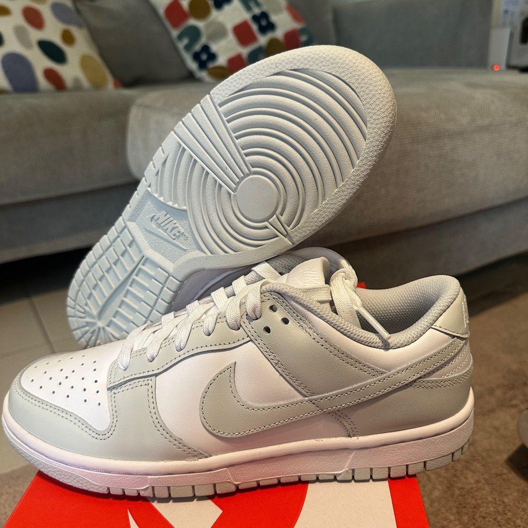 W Nike Dunk Low Photon Dusk-White, Women's Fashion, Footwear, Sneakers ...