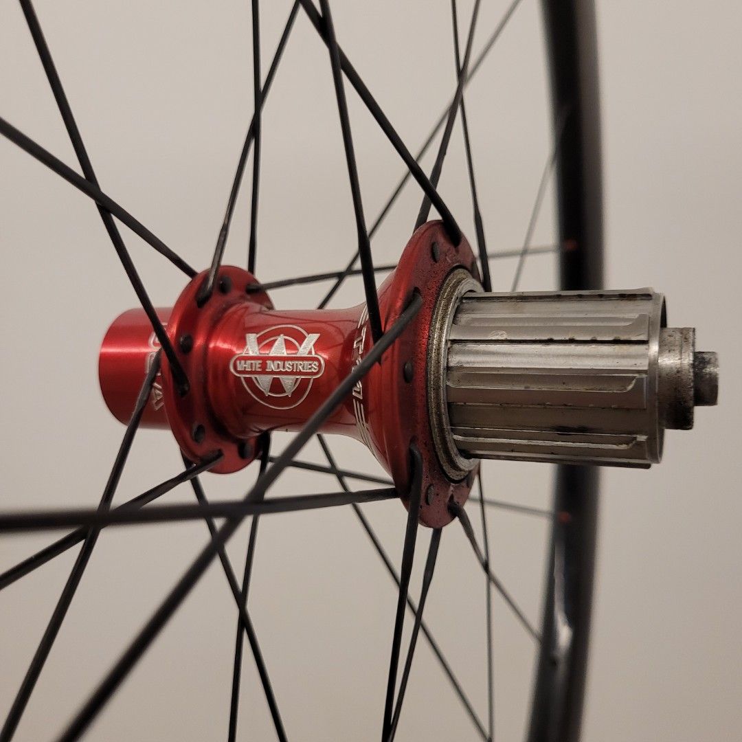 Wheel Angel 38mm 700C rim brake wheelset with White Industries hub ...