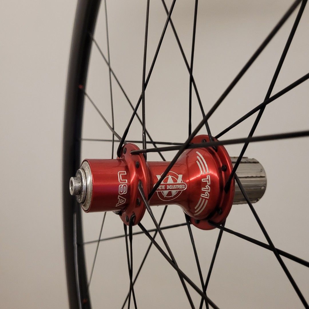 Wheel Angel 38mm 700C rim brake wheelset with White Industries hub ...