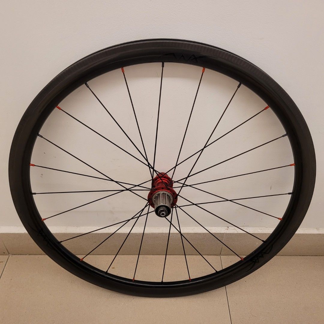 Wheel Angel 38mm 700C rim brake wheelset with White Industries hub ...