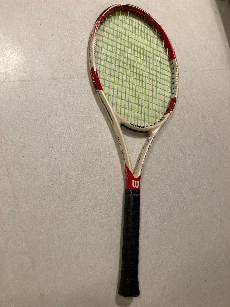Wilson SIX ONE 95s Tennis Racket, Sports Equipment, Sports & Games ...