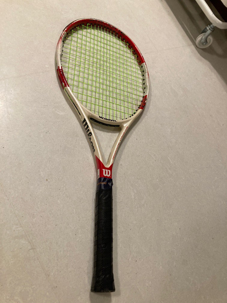 Wilson SIX ONE 95s Tennis Racket, Sports Equipment, Sports & Games ...