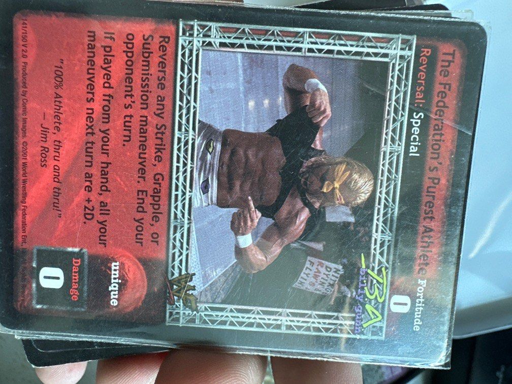 WWF Raw Deal collectible card game, Hobbies & Toys, Toys & Games on ...