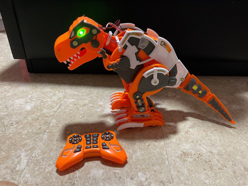 Remote control dinosaur (Xtrem Bots Rex The Dinobot), Hobbies & Toys ...