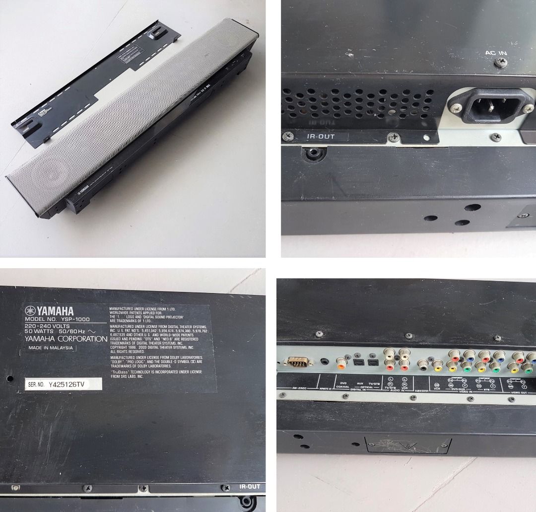 Yamaha Digital Sound Projector YSP-1000, JAPAN, 40 Speakers, 2 ...
