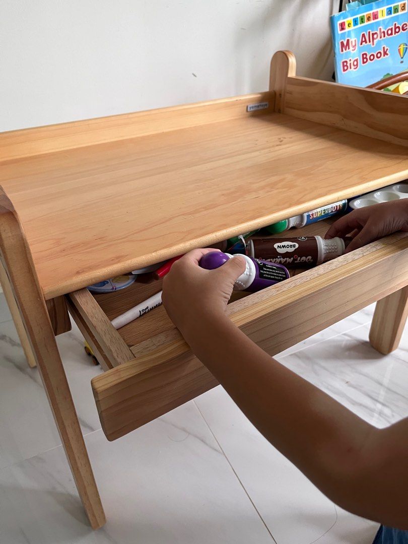 Yamatoya Norsta table and chair set, Babies & Kids, Baby Nursery & Kids ...