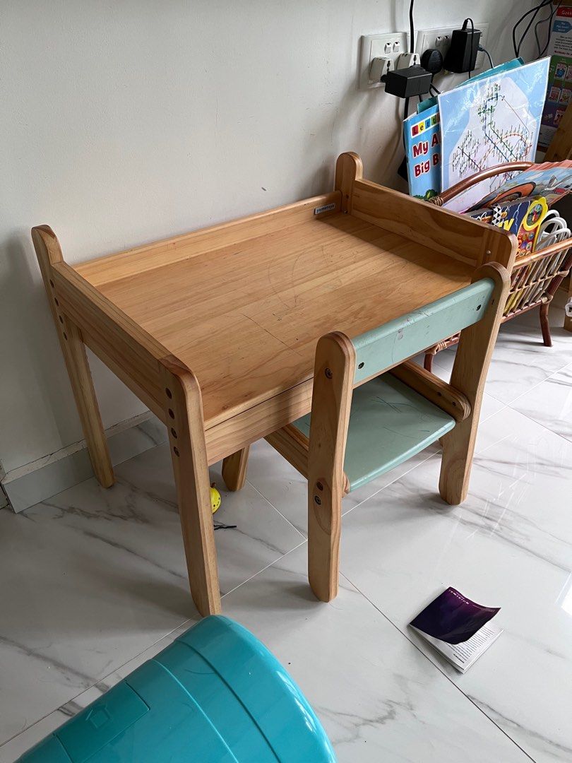 Yamatoya Norsta table and chair set, Babies & Kids, Baby Nursery & Kids ...