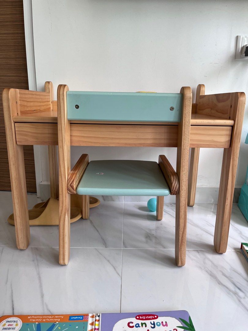 Yamatoya Norsta table and chair set, Babies & Kids, Baby Nursery & Kids ...