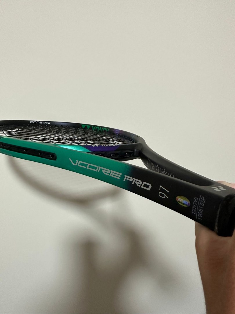Yonex vcore pro 97 310g, Sports Equipment, Sports & Games, Racket ...