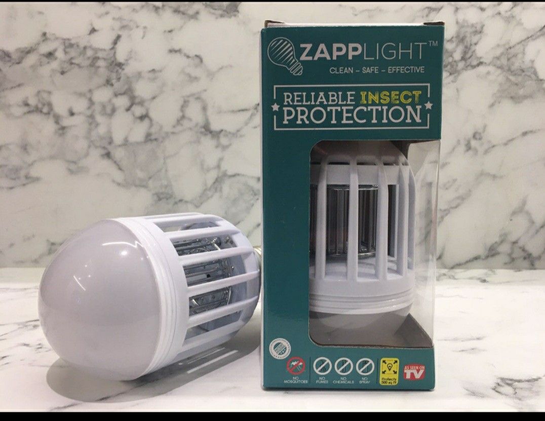Zapplight Mosquito Repellant & LED Light Bulb, Furniture & Home Living ...