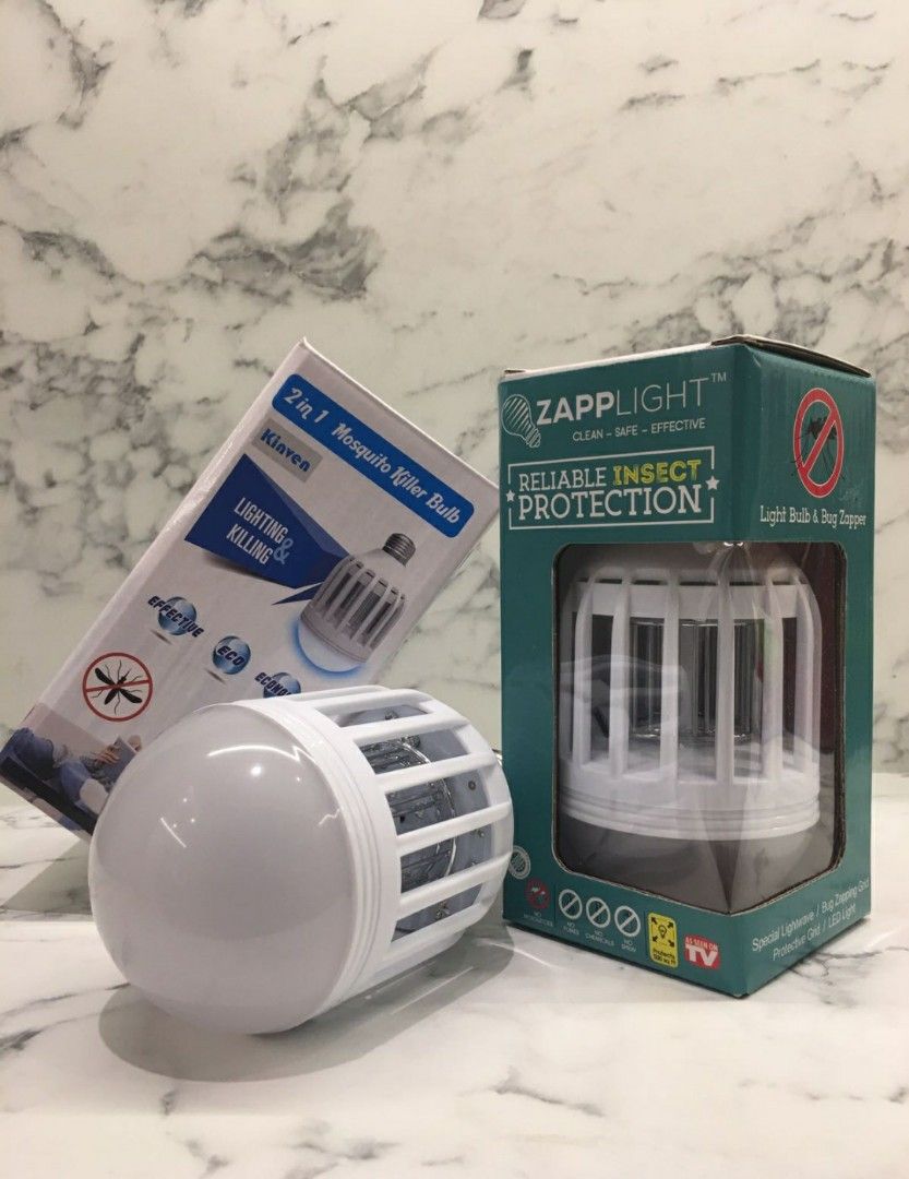 Zapplight Mosquito Repellant & LED Light Bulb, Furniture & Home Living ...