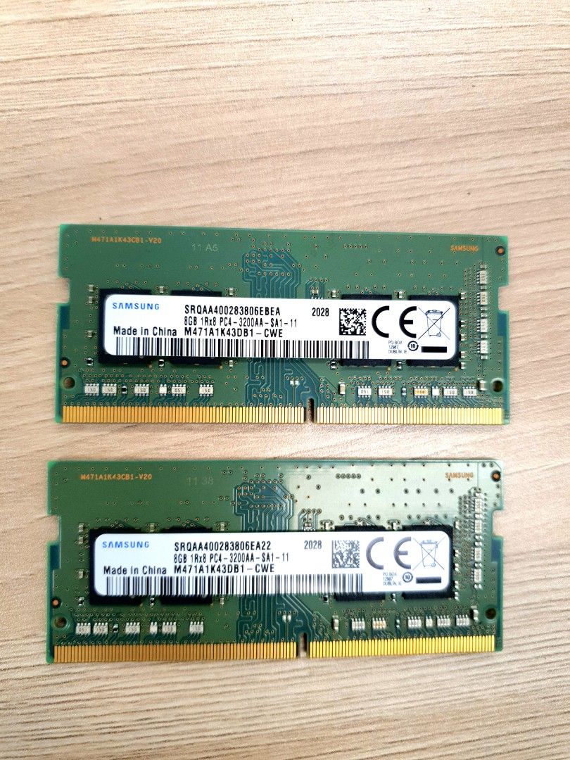 16GB RAM (2x8GB) Samsung ORIGINAL DDR4 RAM 3200MHz, Computers & Tech ...